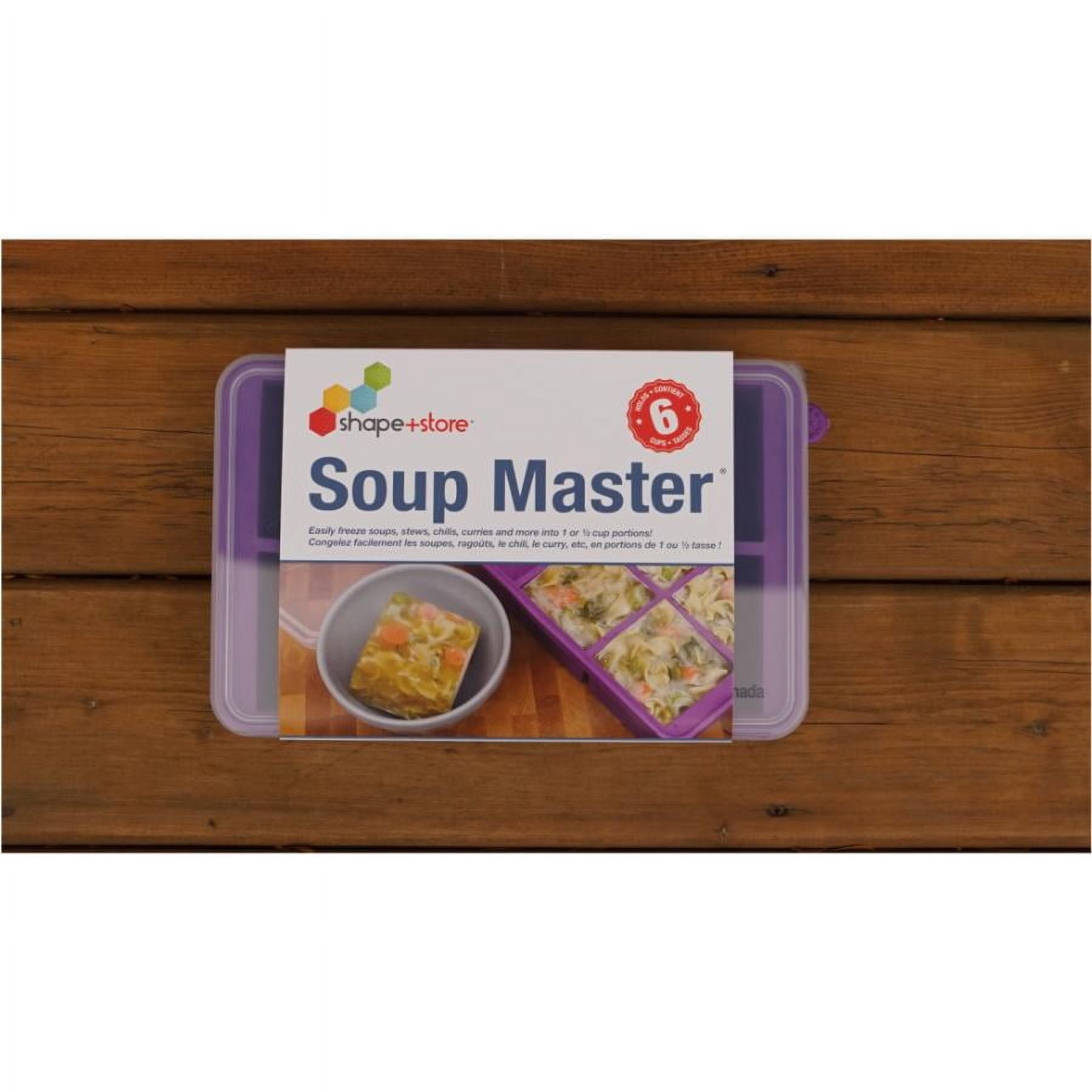 Shape+Store Soup Master Purple Food Storage Container - Walmart.com