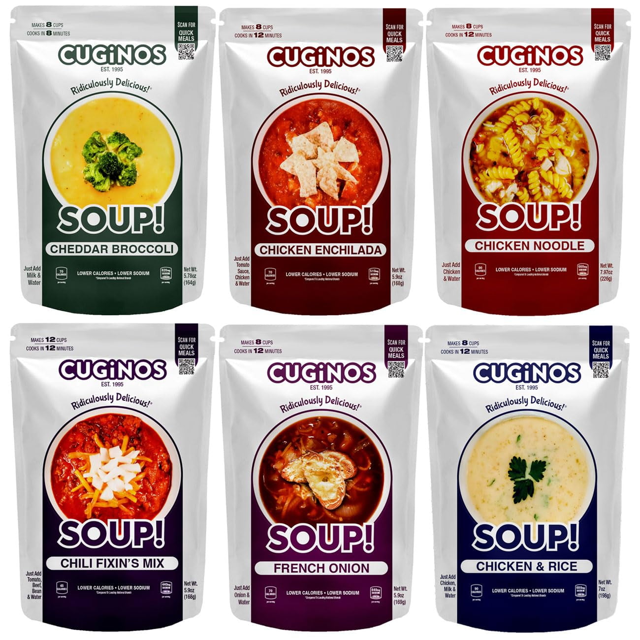 Soup Mix Variety Pack (Pack of 6) - Walmart.com