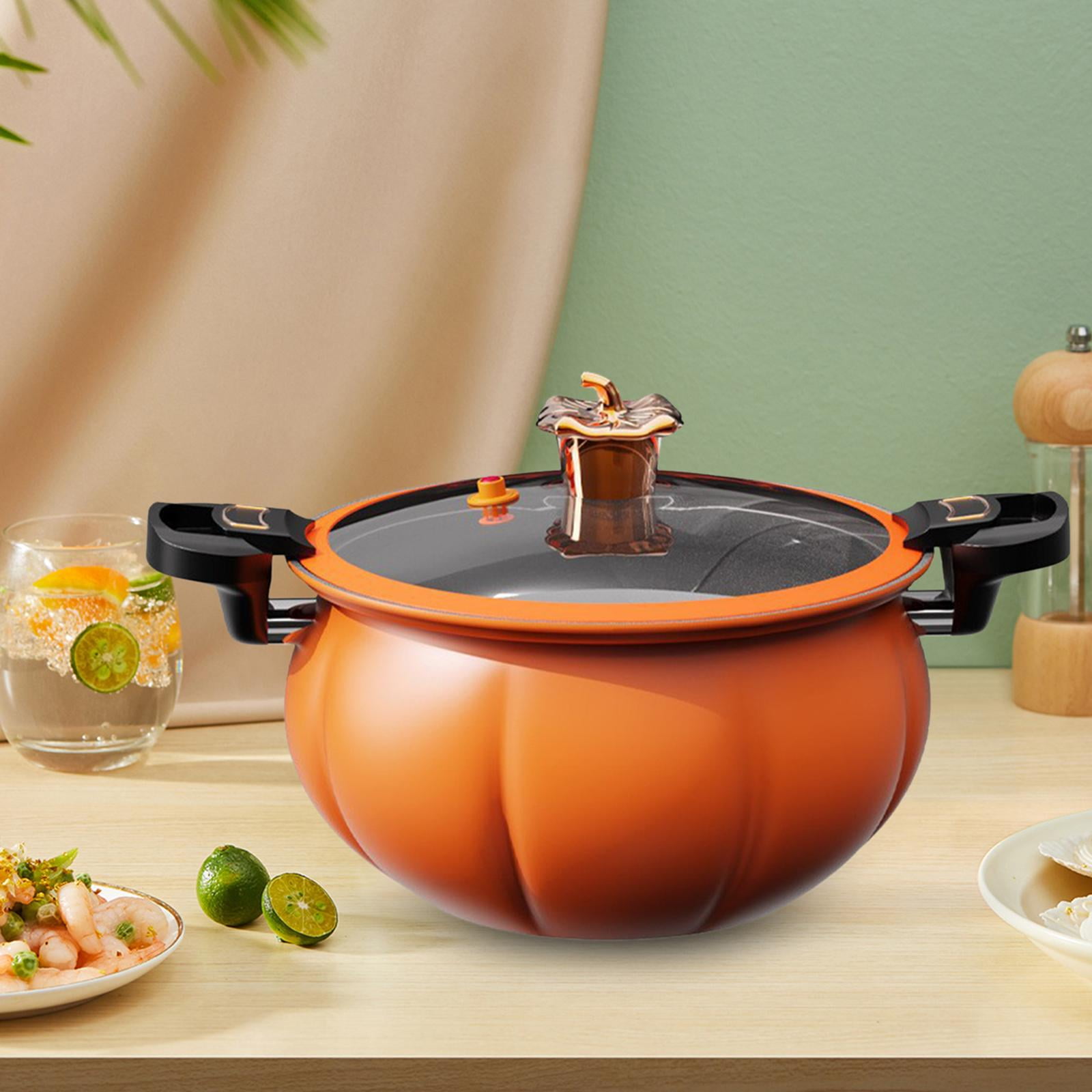 Soup Pot Pressure Stew Pot Pumpkin Shaped Slow Cooker and Food Warmer ...