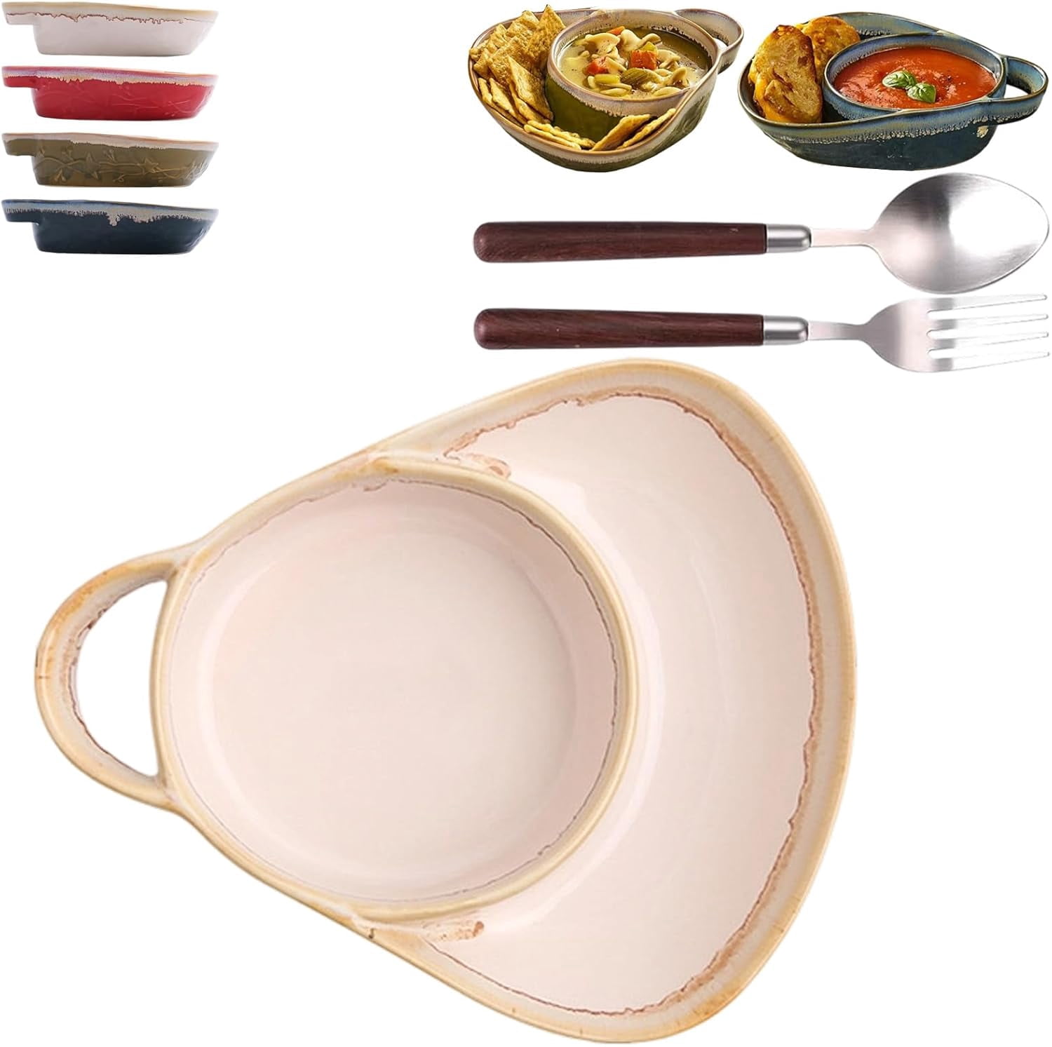 Soup and Sandwich Bowl, 2026 New Soup and Sandwich Plate Combo ...