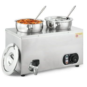 BENTISM Commercial Soup Warmer Soup Station with 4*7.4Qt Pot Soup ...