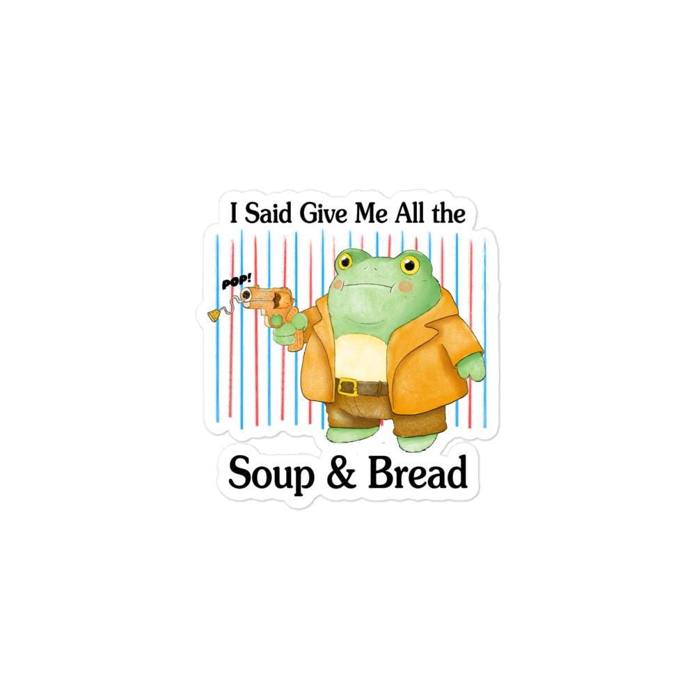 Soup and Bread Bubble-free stickers vinyl decal cute sticker aesthetic ...