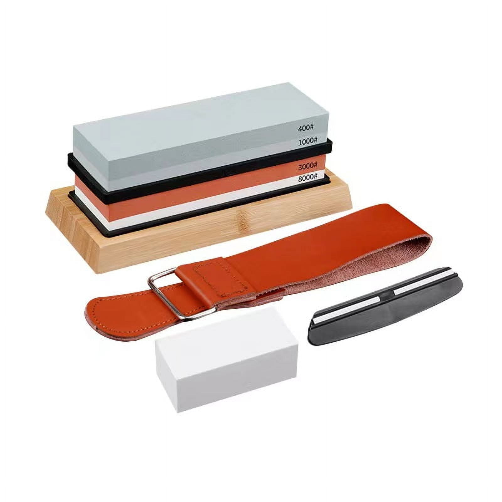 Souped Up Recipes Knife Sharpening Stone Set Dual Grit Whetstone 400/ ...