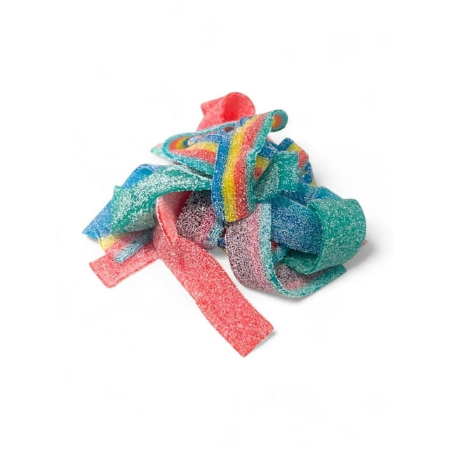 Sour Belts Mix – Rainbow Assortment of Tangy Fruit Belts Extreme Sour ...