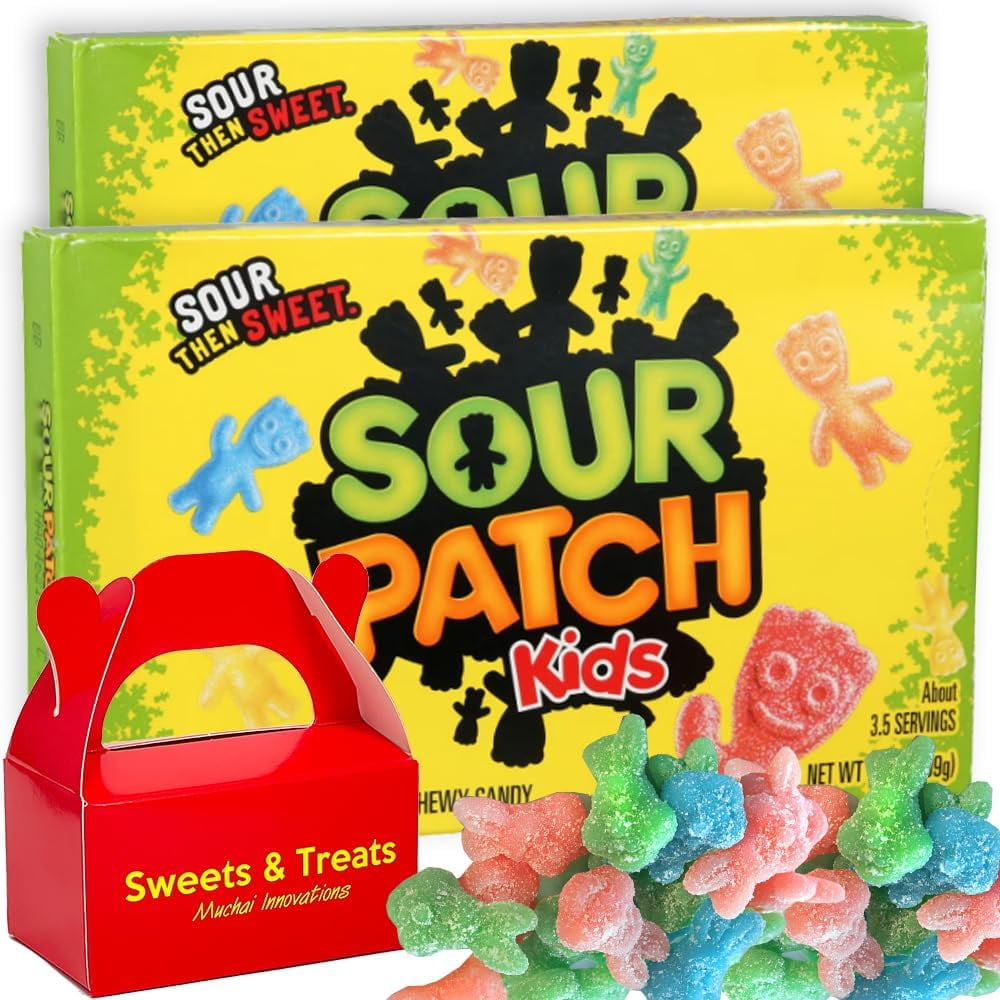Sour Candy | Soft AKF18 Sour Then Sweet Gummy - Favor Holiday Treat School Snack Movie Night ...