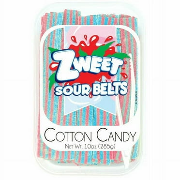 Zweet Sour Belts, Sour Chewy Candy Strips, Rainbow, 10oz Pack of 6 ...