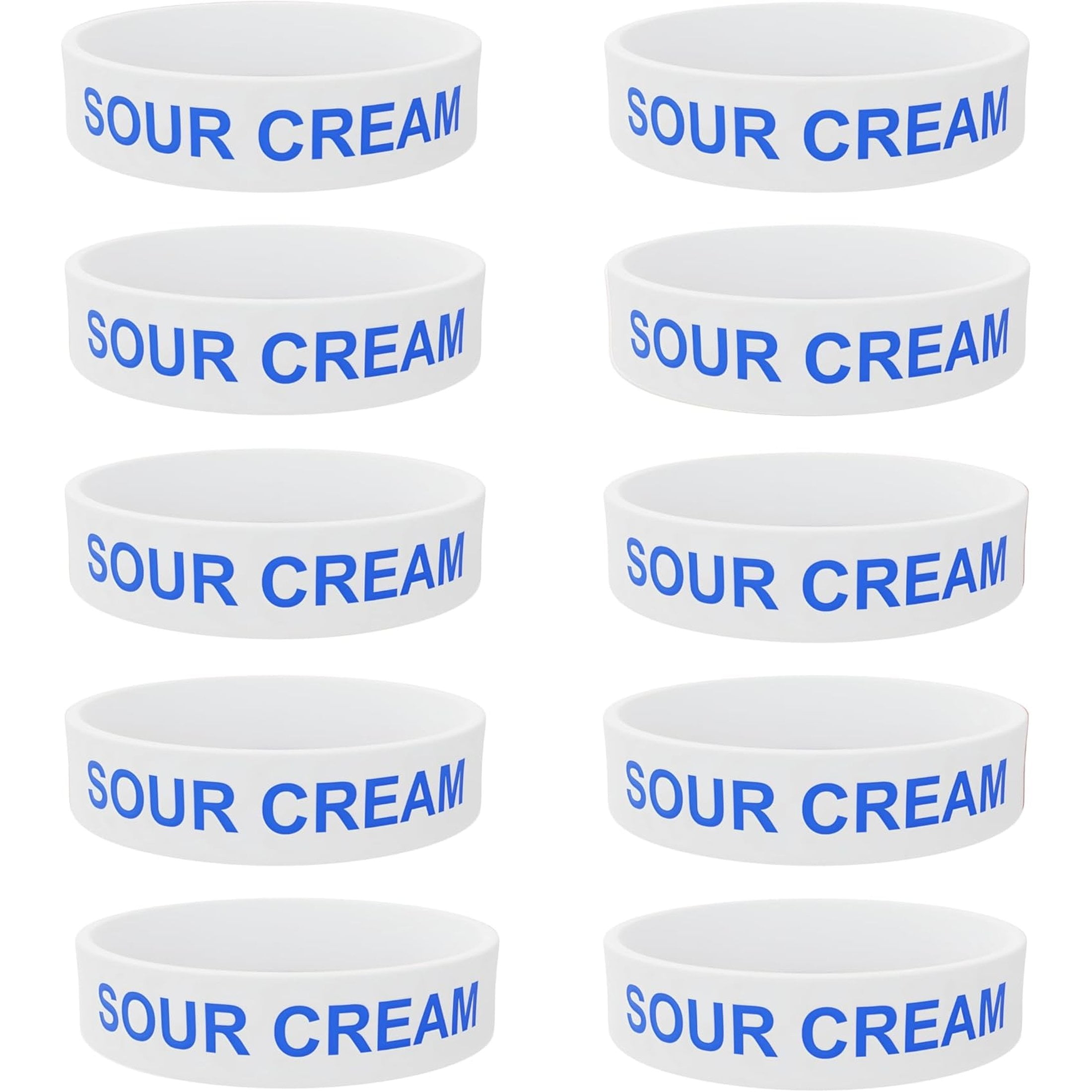 Sour Cream Label Band - Squeeze Bottle Label for 16oz, 20oz, 24oz, 32oz ...