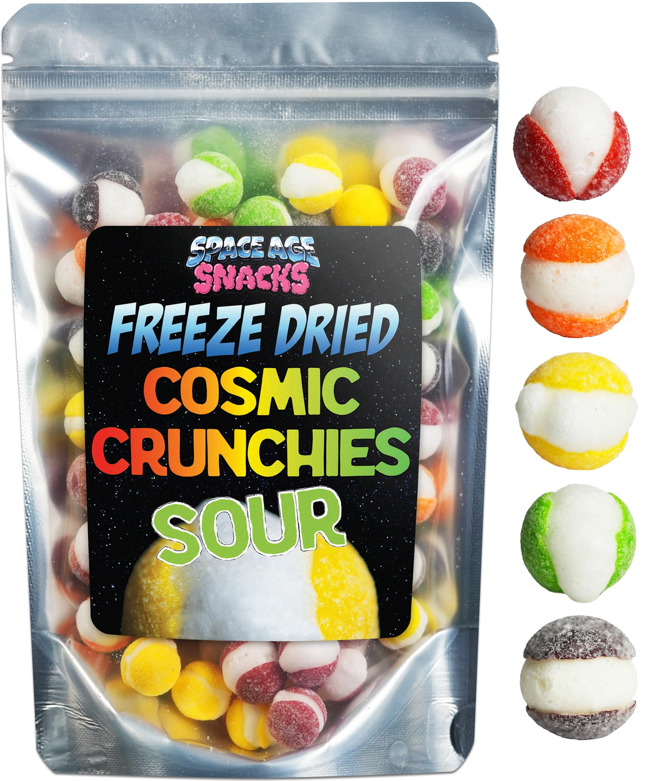 Sour Freeze Dried Candy KEF28 - 4 Ounce Freeze Dried Sour Cosmic ...