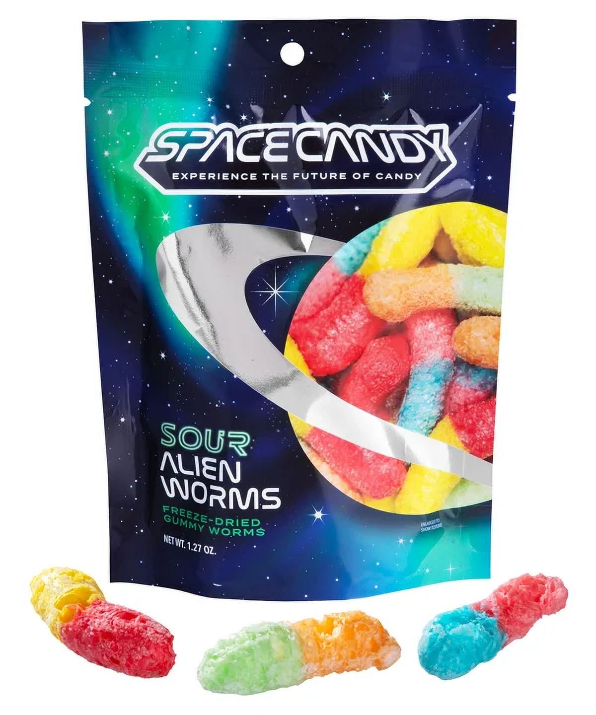 Sour Freeze Dried Gummy Worms. The classic creepy crawlers with a ...