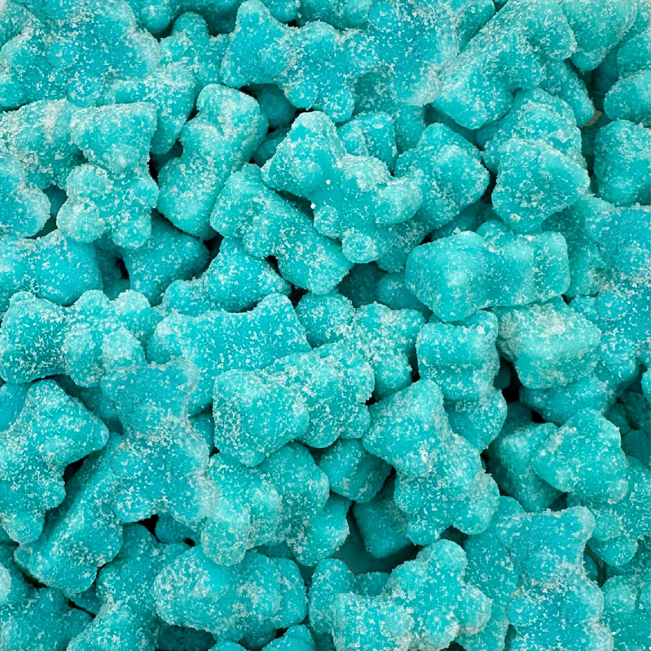 Sour Gummi Bears Candy BCF26 | 2 Pound Pack | Blue Raspberry Teddies ...