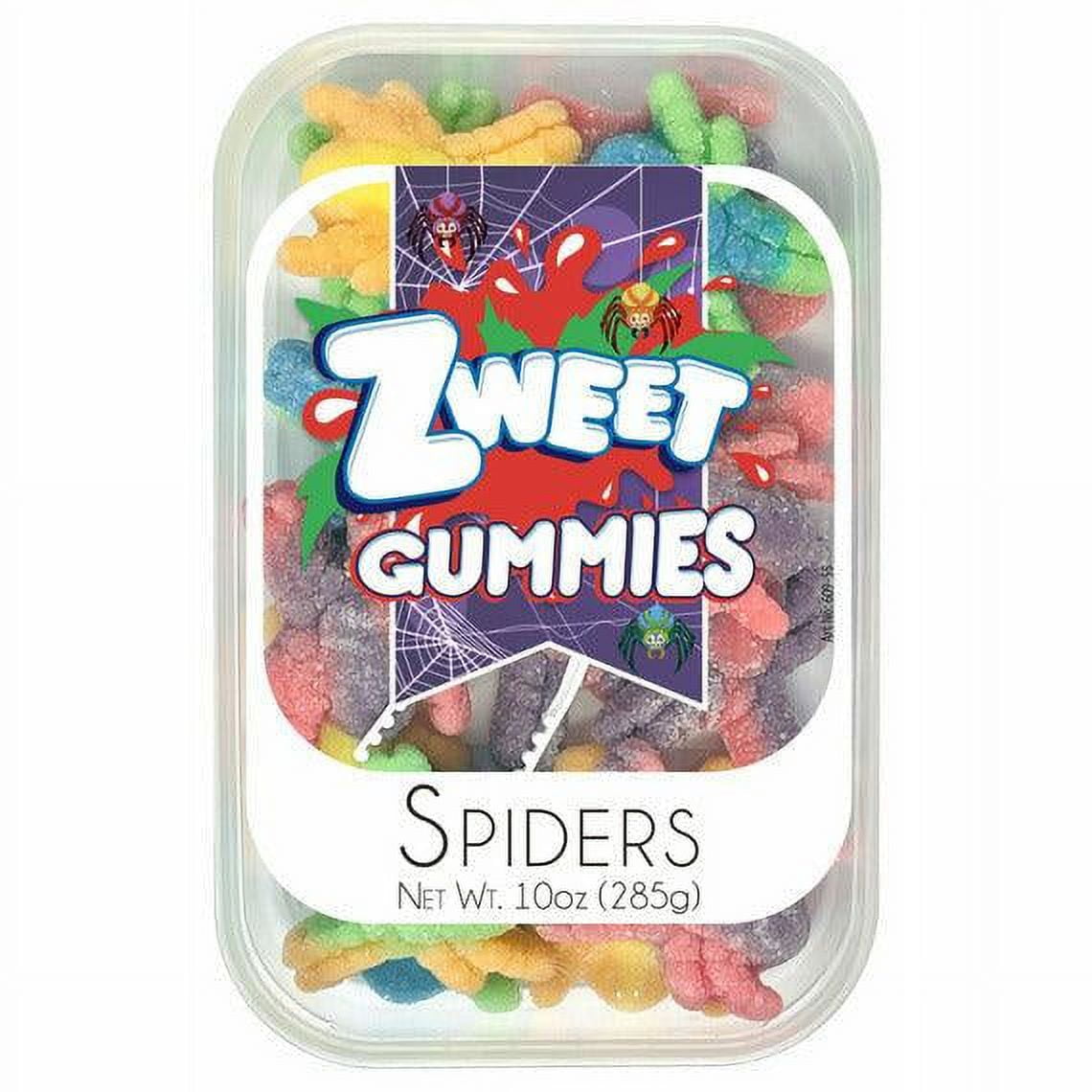 Sour Gummy Neon Spiders | Zweet | 10 oz - Walmart.com