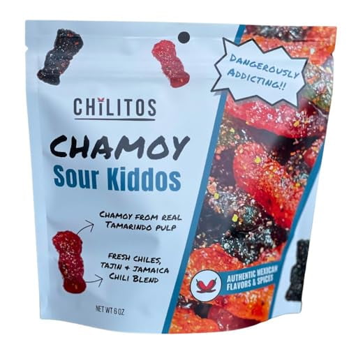Sour Kiddos Chilitos Chamoy Candy - Vegan Mexican Sweet Sour Spicy ...