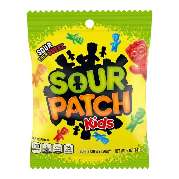 Sour Patch Kids Assorted Gummy Candy Candy 5 oz 12/Carton (JAR1506225 ...
