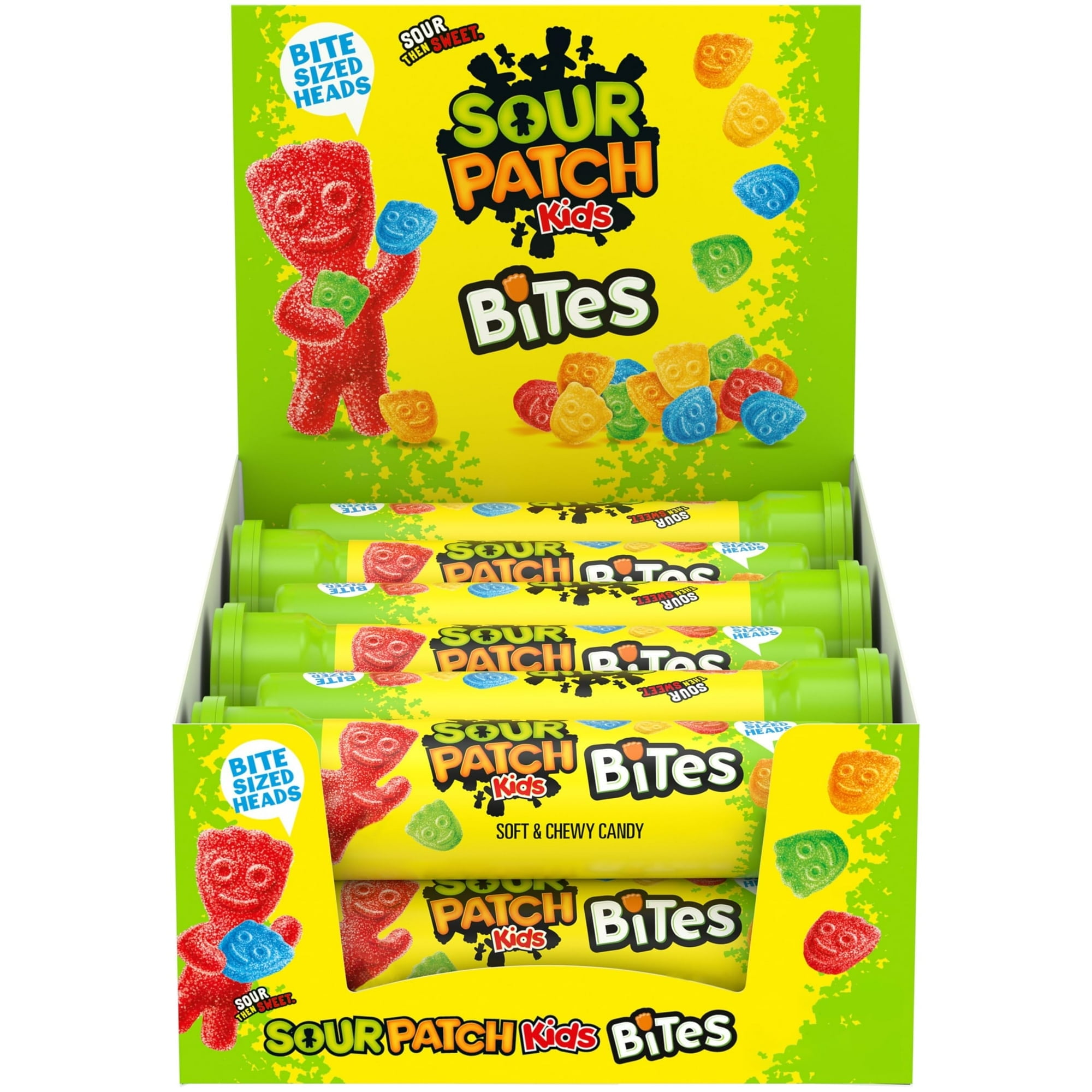 Sour Patch Kids Bites Candy 3.5 oz Each, 12 ct Box – Soft & Chewy Sour ...