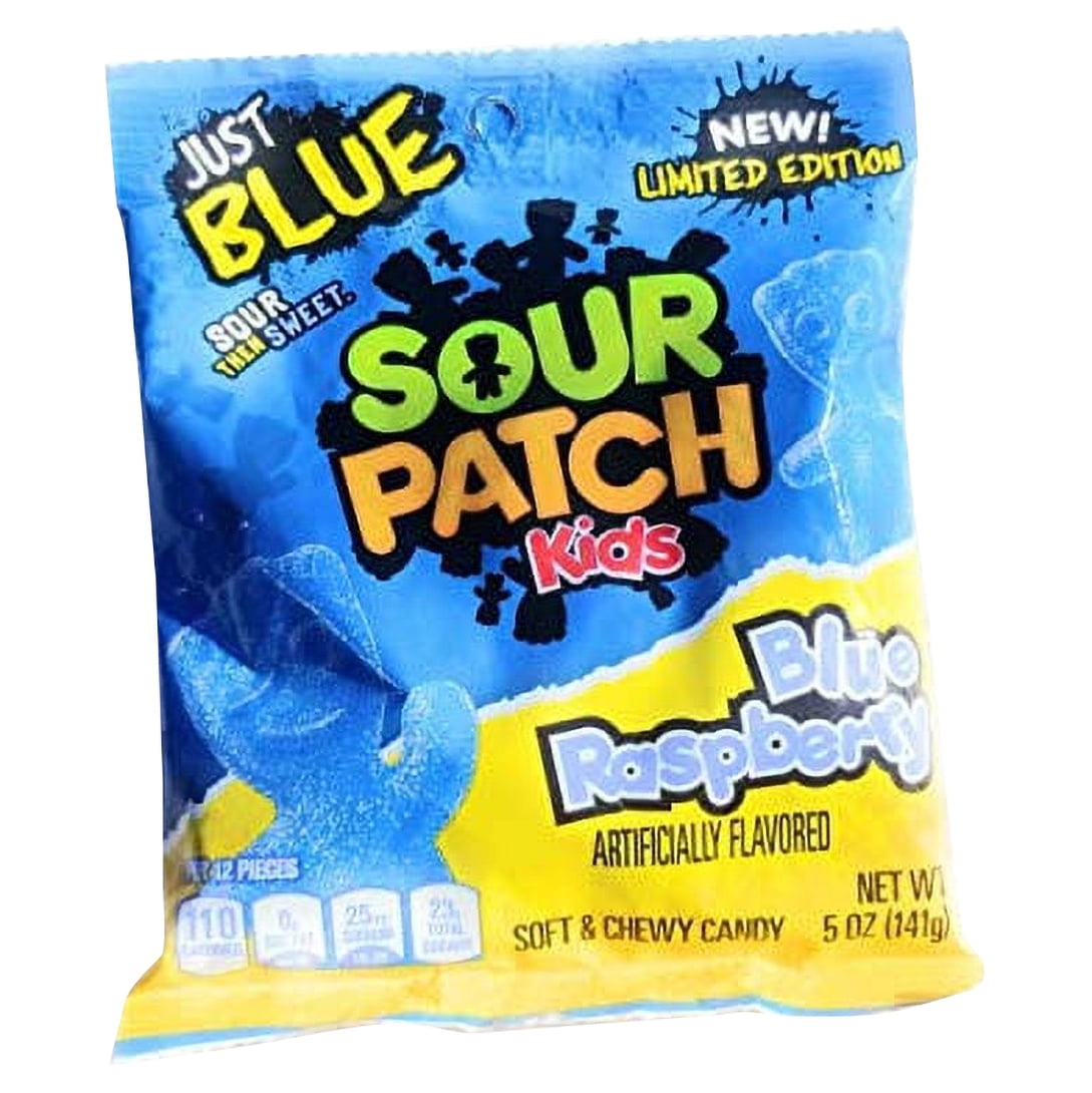 Sour Patch Kids Blue Raspberry Gummy Candy Bags - Walmart.com