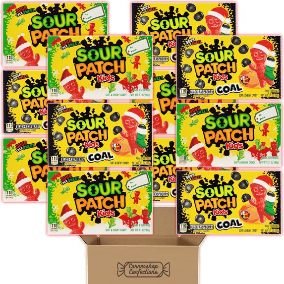 Sour Patch Kids Christmas Bulk Variety Pack - 6 Boxes of 2 Flavors of ...