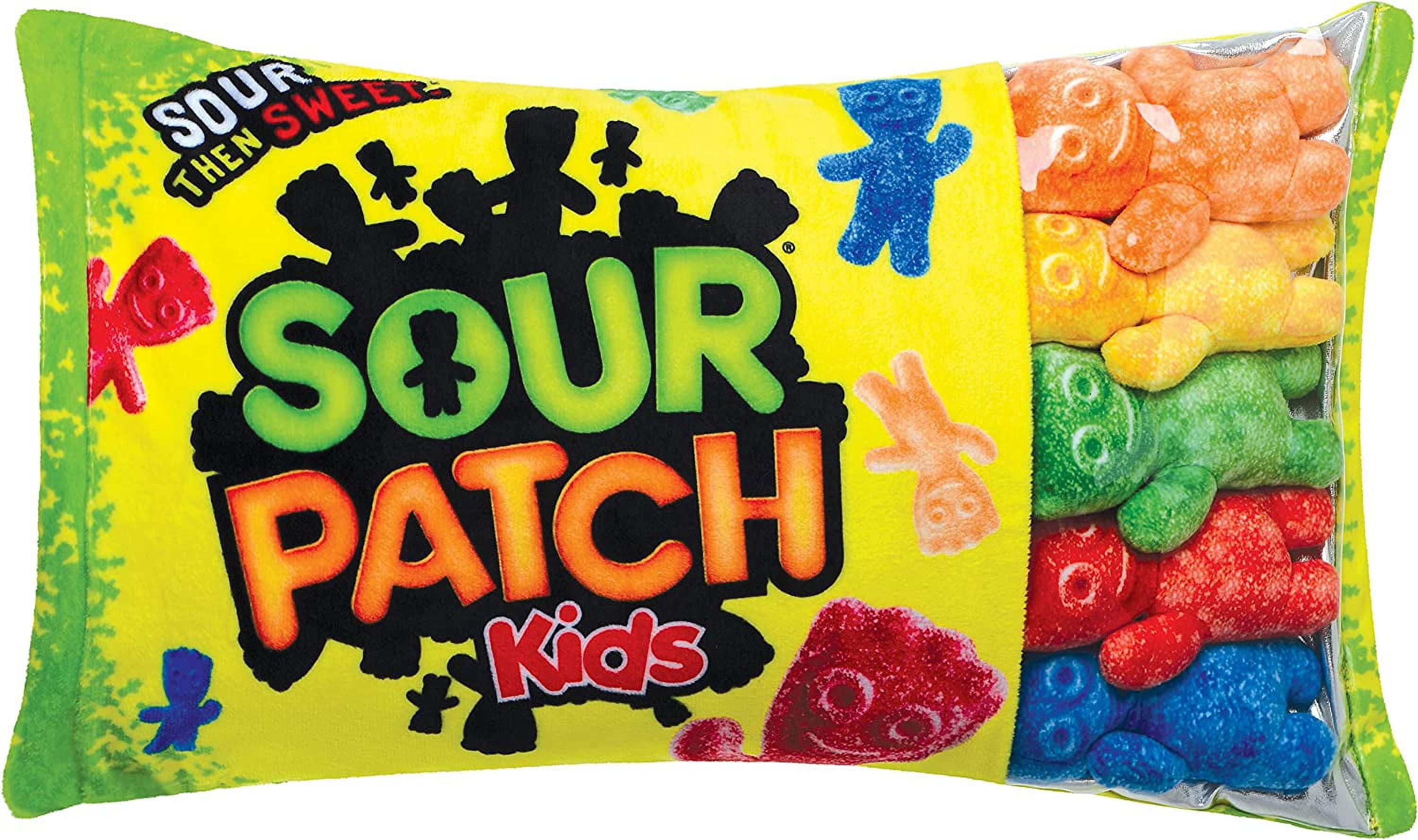 Sour Patch Kids Package 18" x 12" Pillow Set with Mini SPK Candy ...