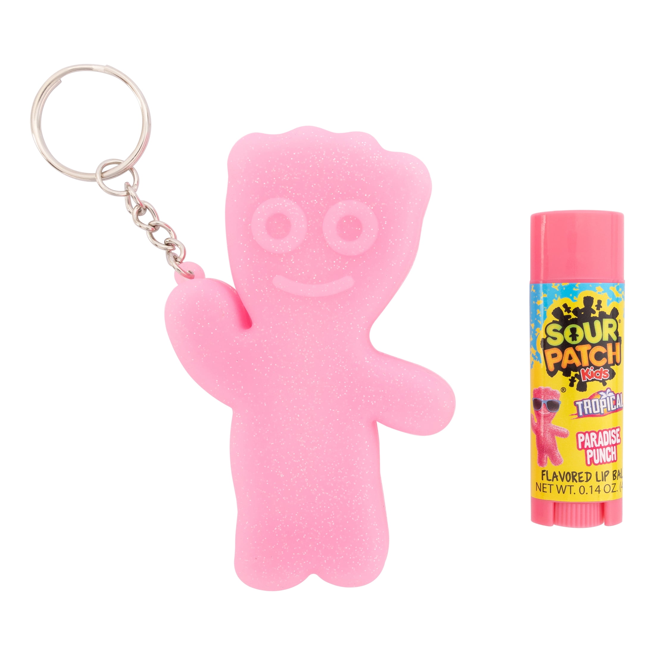 Sour Patch Kids by Sour Patch Kids Pink Lip Balm Keychain, 3.4g, Multi ...