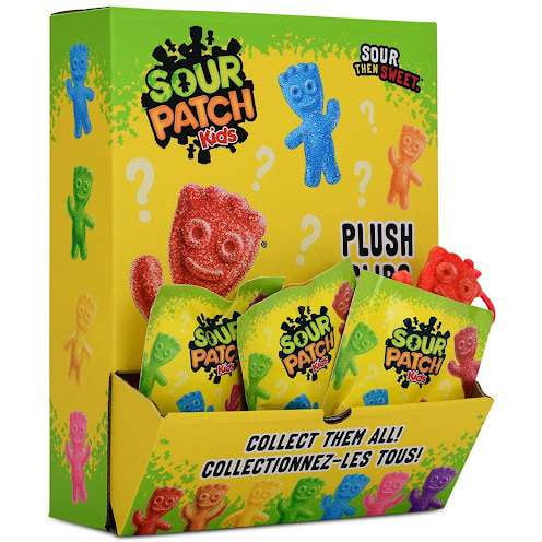 Sour Patch Kids Plush Clips Mystery Box (24 Packs) - Walmart.com