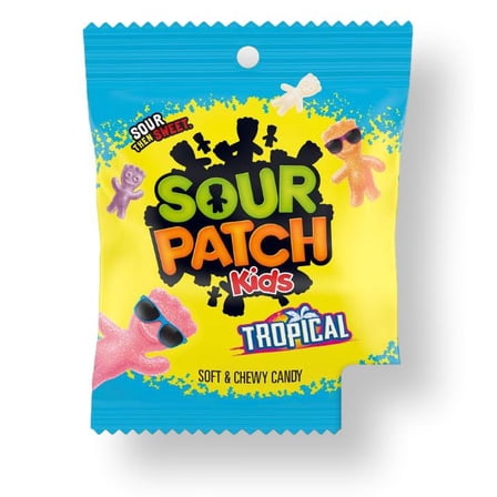 Sour Patch Kids Candy, Tropical Flavor, 5 Oz, 12 Bags - Walmart.com