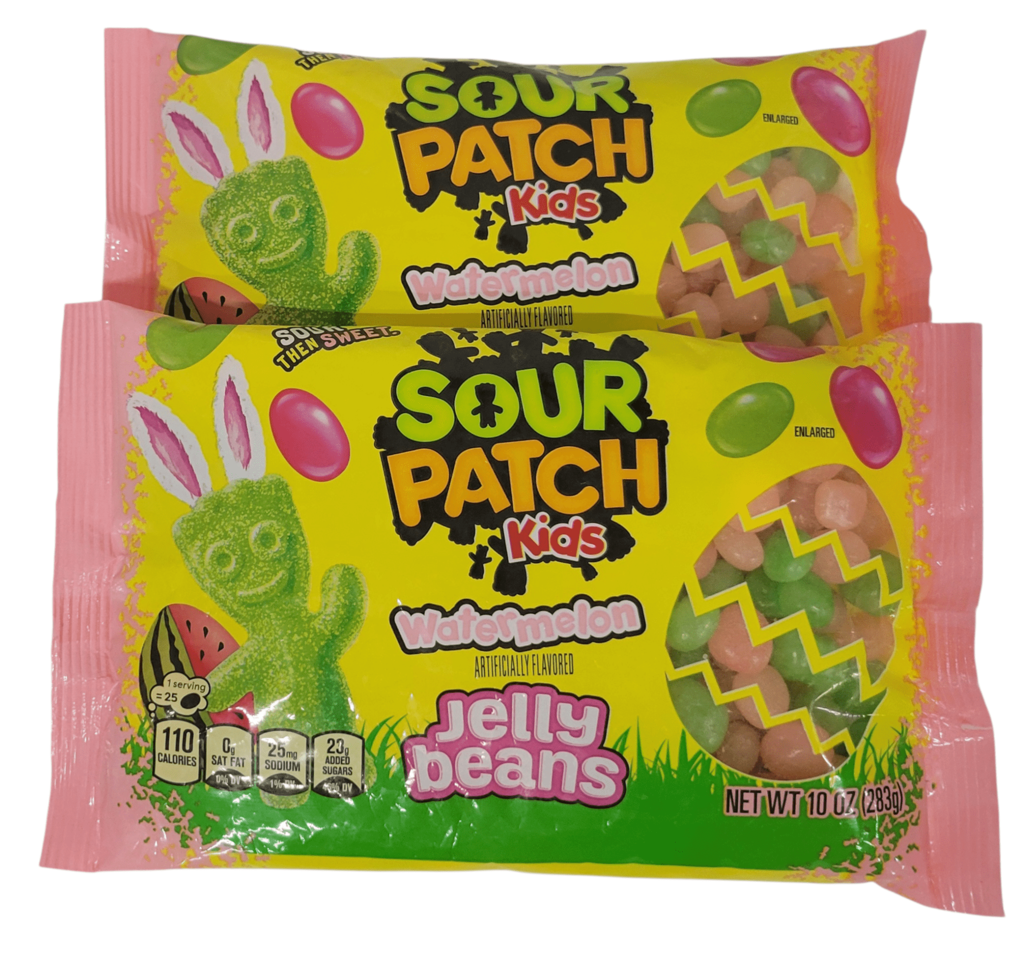 Sour Patch Kids Watermelon Jelly Beans 10 oz Bag, Pack of 2 - Walmart.com
