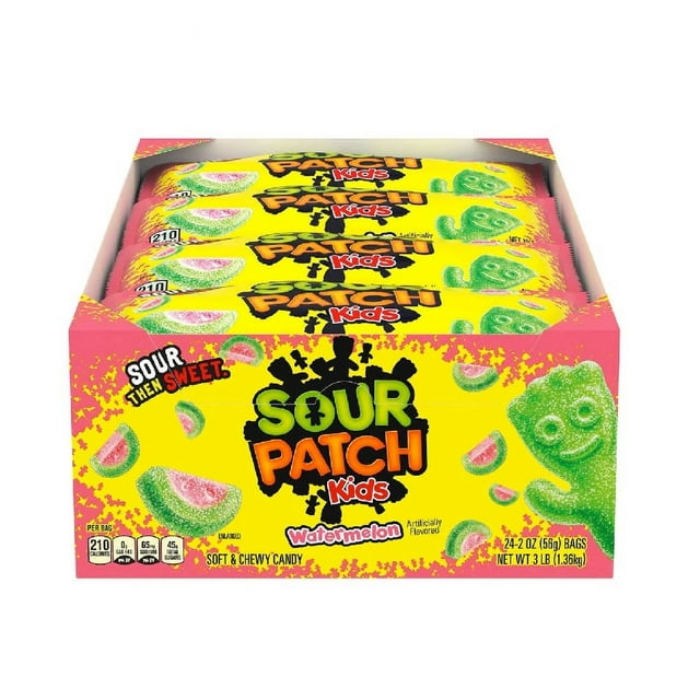 Sour Patch, Watermelon, 2 oz, 24 ct 1PK - Walmart.com