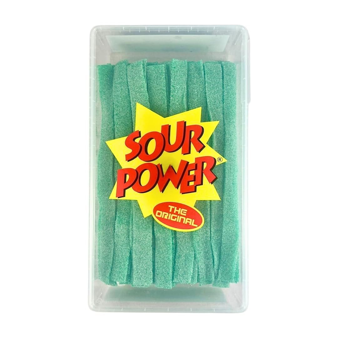 Sour Power Premium Green Apple Candy Belts The Original Sour Candy ...
