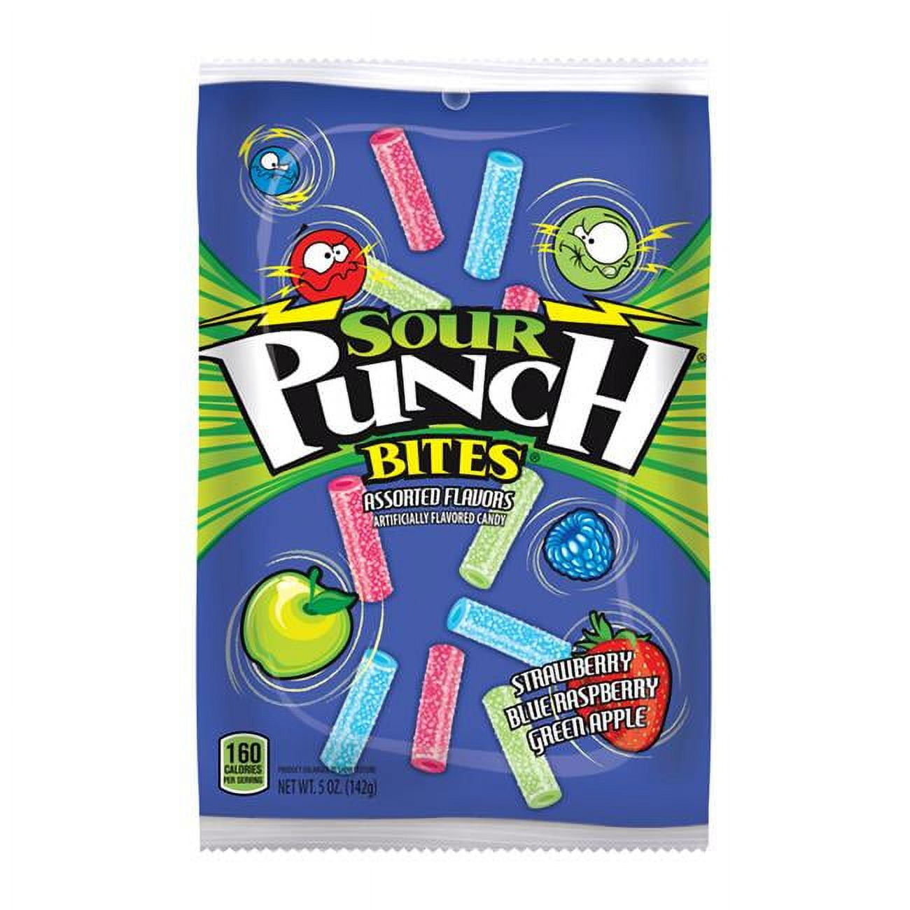 Sour Punch 5 oz Bites Assorted Candy - Case of 12 - Walmart.com