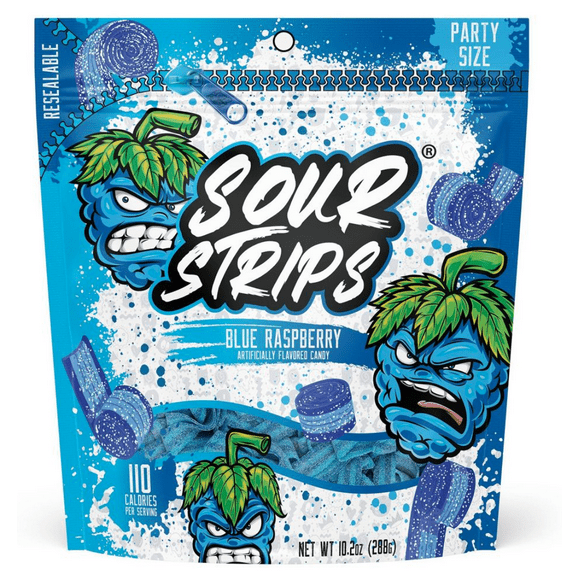Sour Strips Sour Candy in Gummy & Chewy Candy - Walmart.com