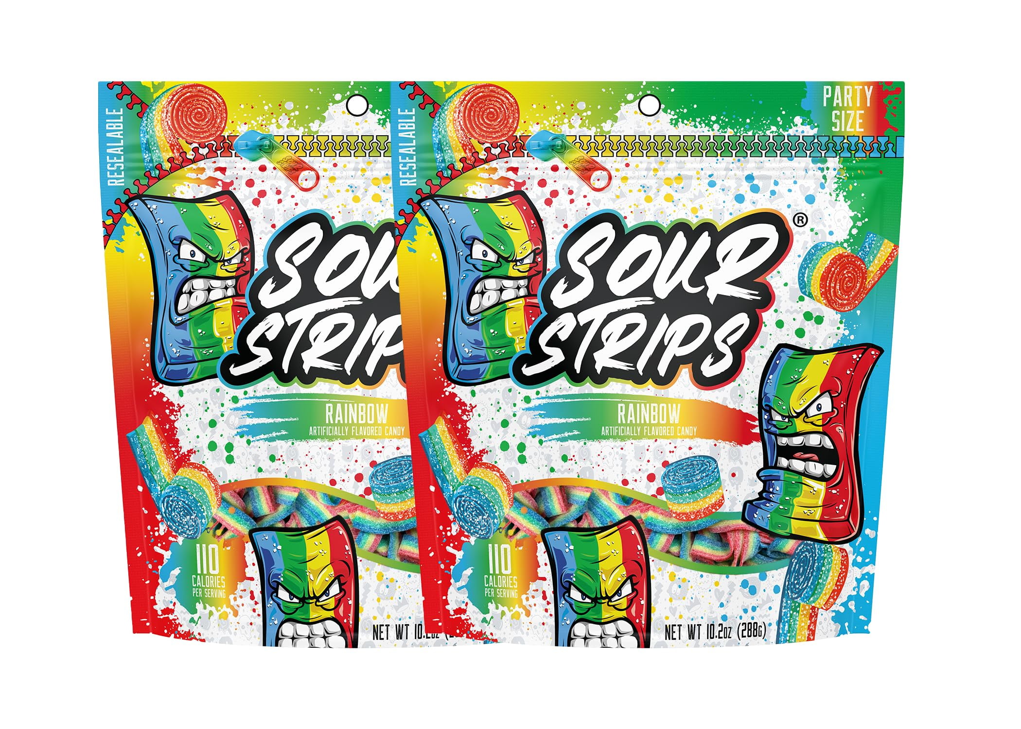 Sour Strips Flavored Sour Candy MDA05 Strips, Deliciously Sour Chewy ...