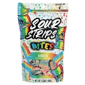 Sour Strips Sour Candy in Gummy & Chewy Candy - Walmart.com