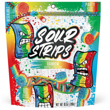 (2 pack) Strawberry Sour Strips - Walmart.com