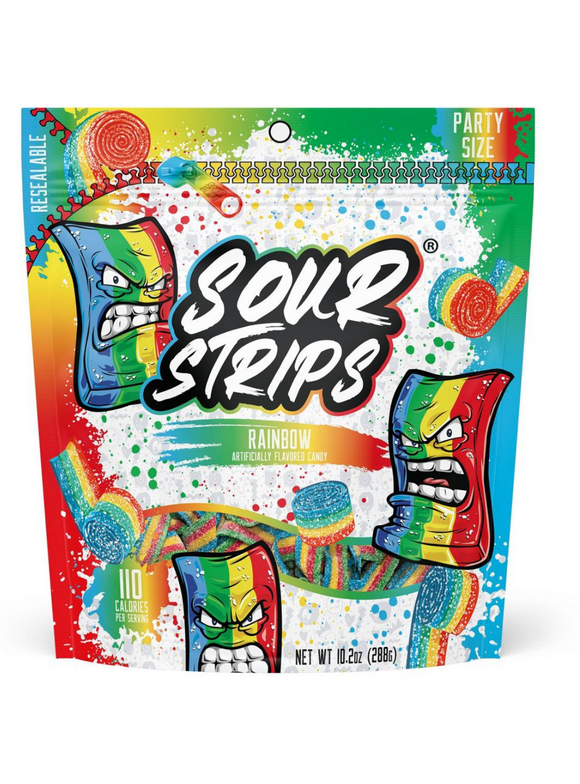 Sour Strips Sour Candy in Gummy & Chewy Candy - Walmart.com