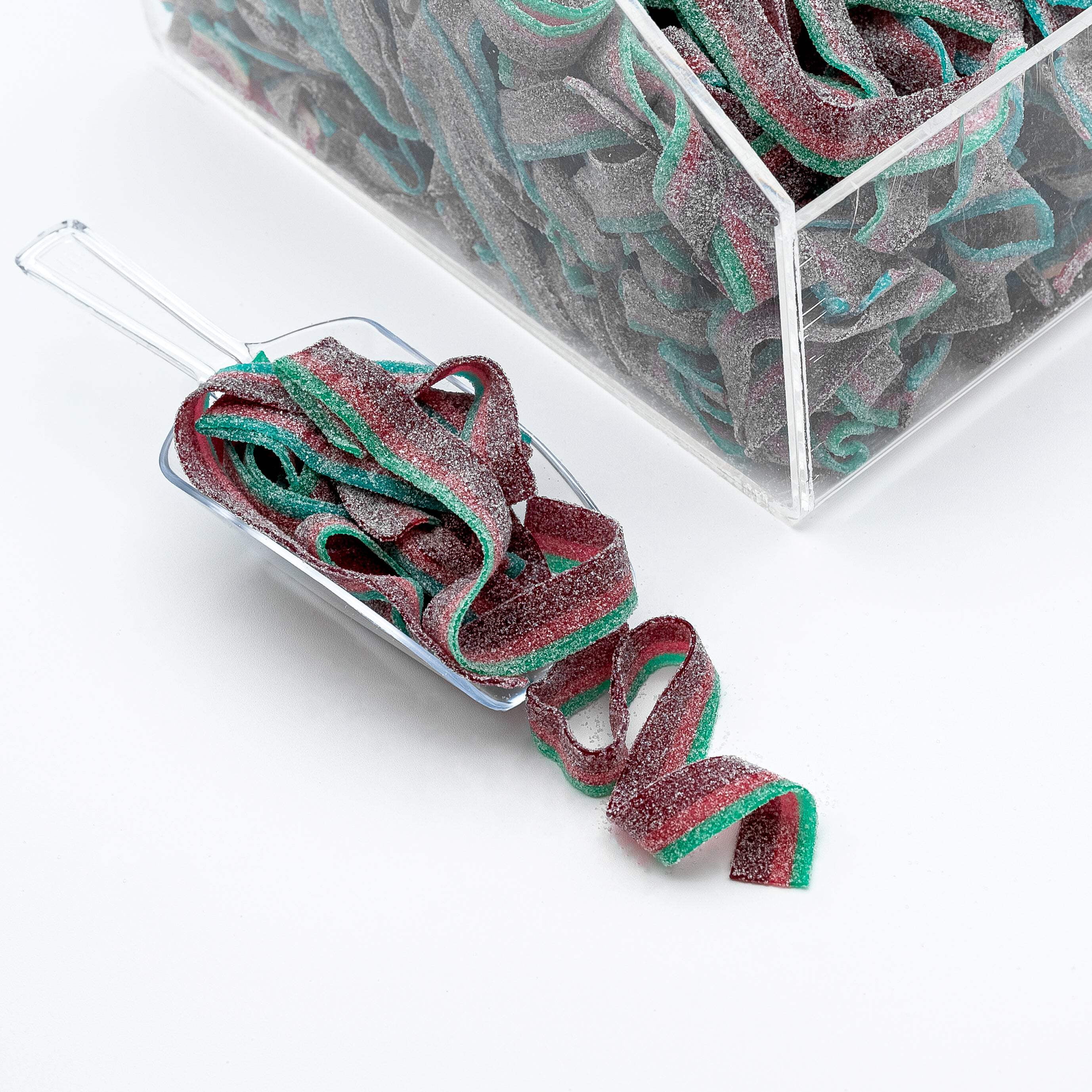 Sour Watermelon Belts – Chewy Sour Candy Strips with Sweet Sugar ...