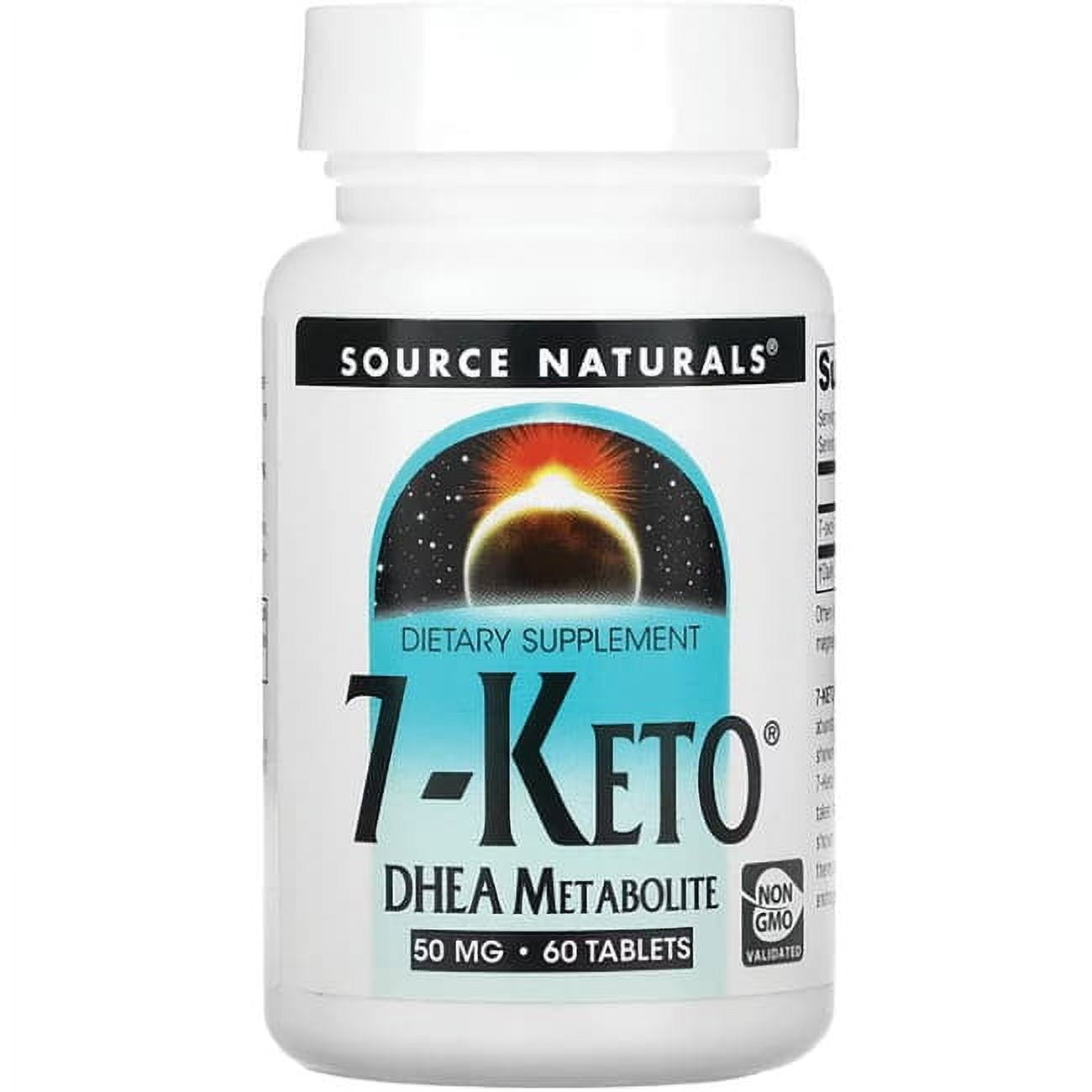 Source Naturals, Inc. 7-Keto DHEA 50mg 60 Tablet - Walmart.com