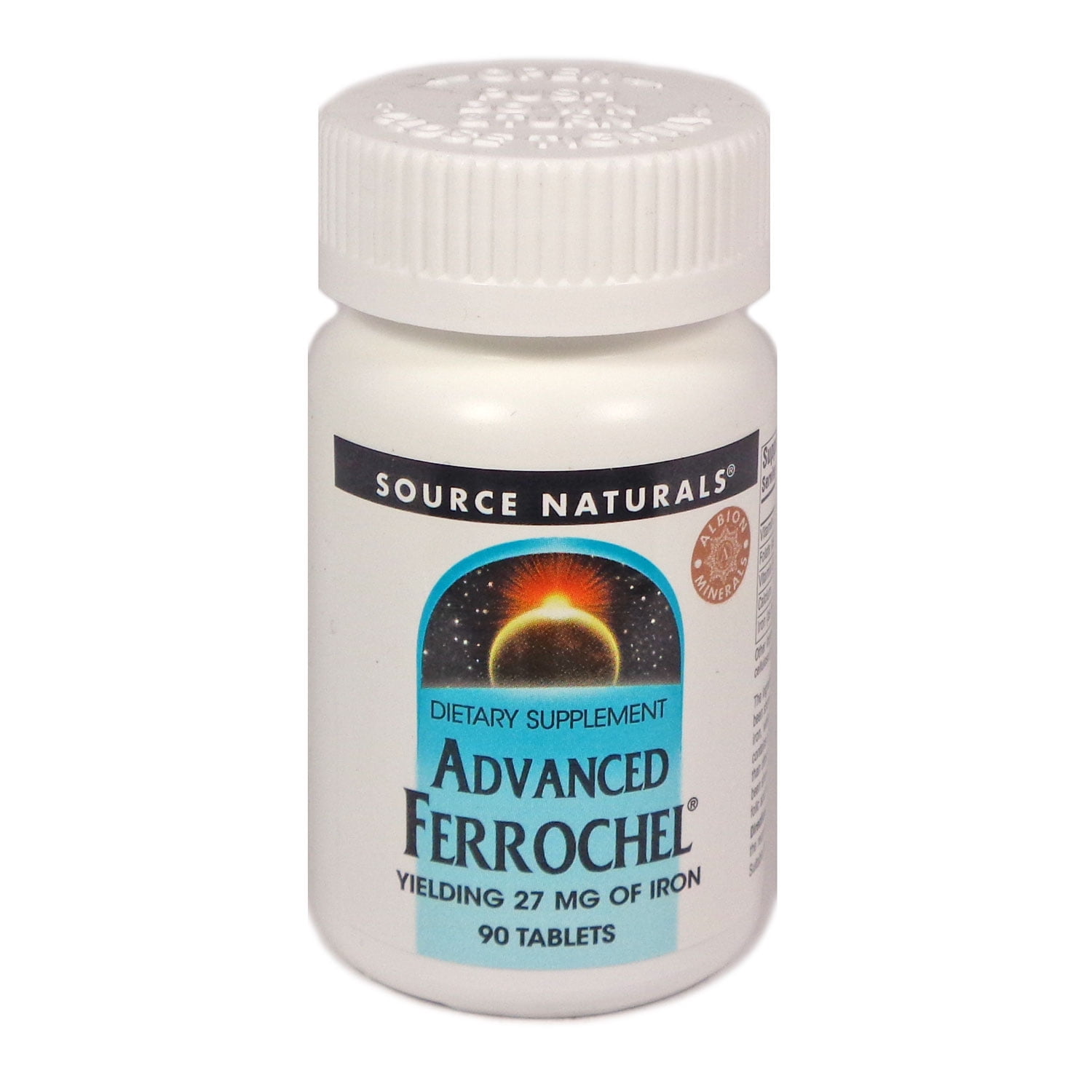 Source Naturals Ferrochel Advanced 27 mg - 90 Tablet - Walmart.com