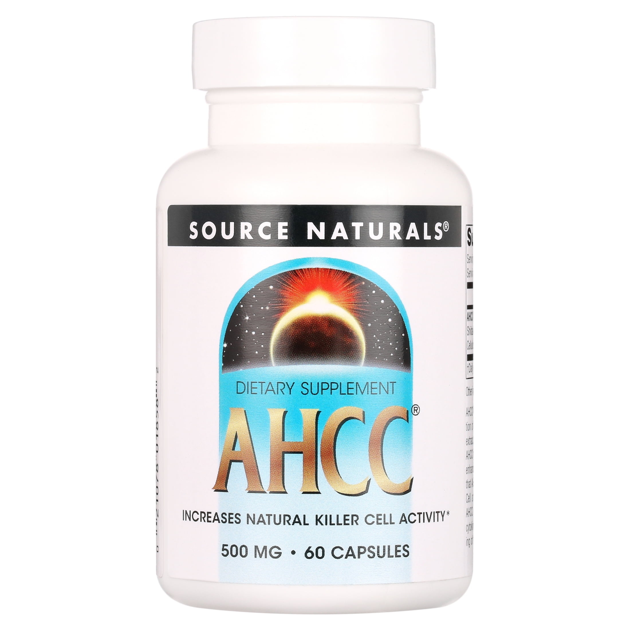 Source Naturals AHCC 500mg, Immune Enhancing Supplement, 60 Count ...