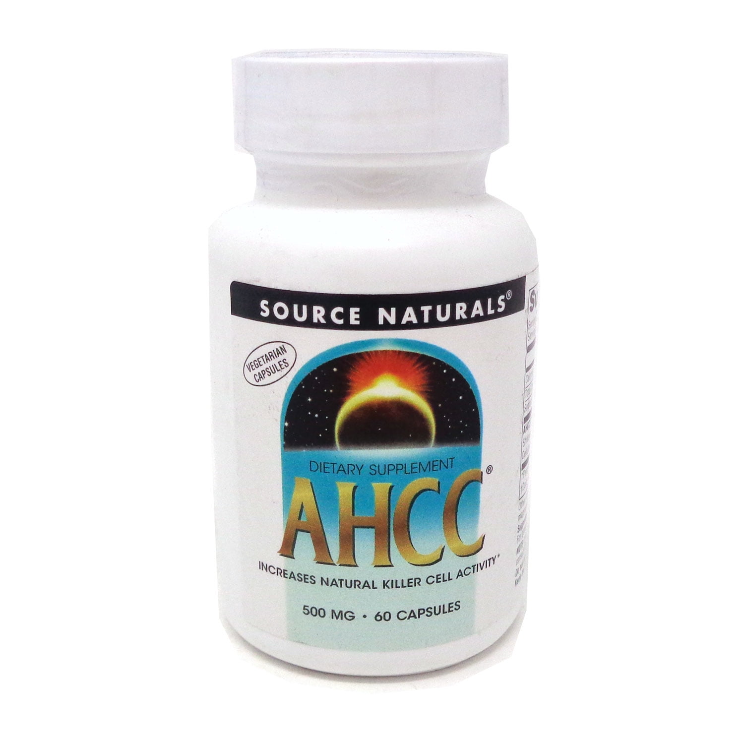 Source Naturals AHCC Active Hexose Correlated Compound 500mg - 60 Vegi ...