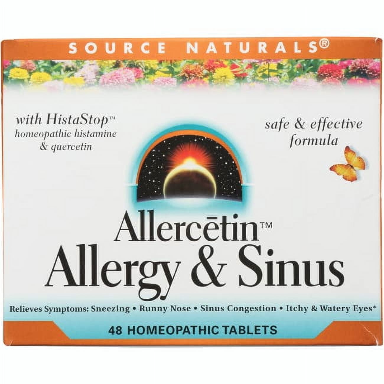 Source Naturals, Allercetin Allergy & Sinus Relief Supplement, 48 ...