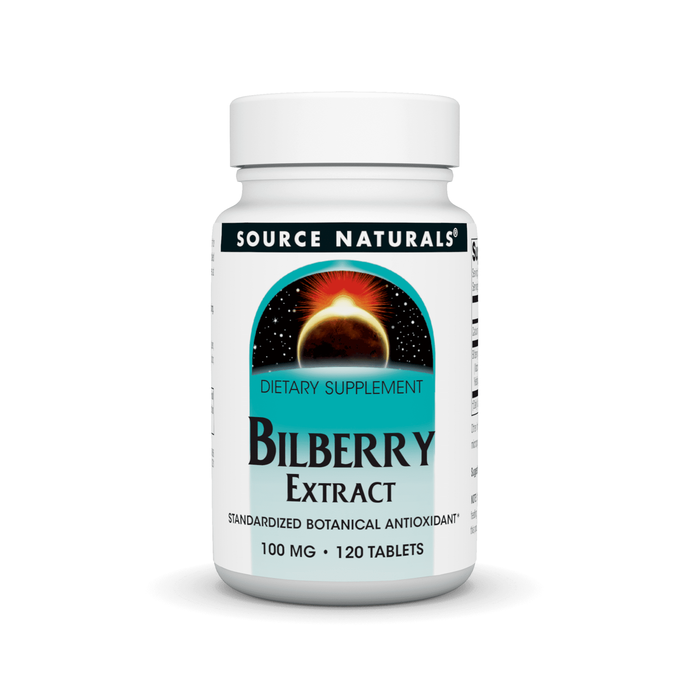 Source Naturals Bilberry Extract 100 mg 120 Tablets - Walmart.com