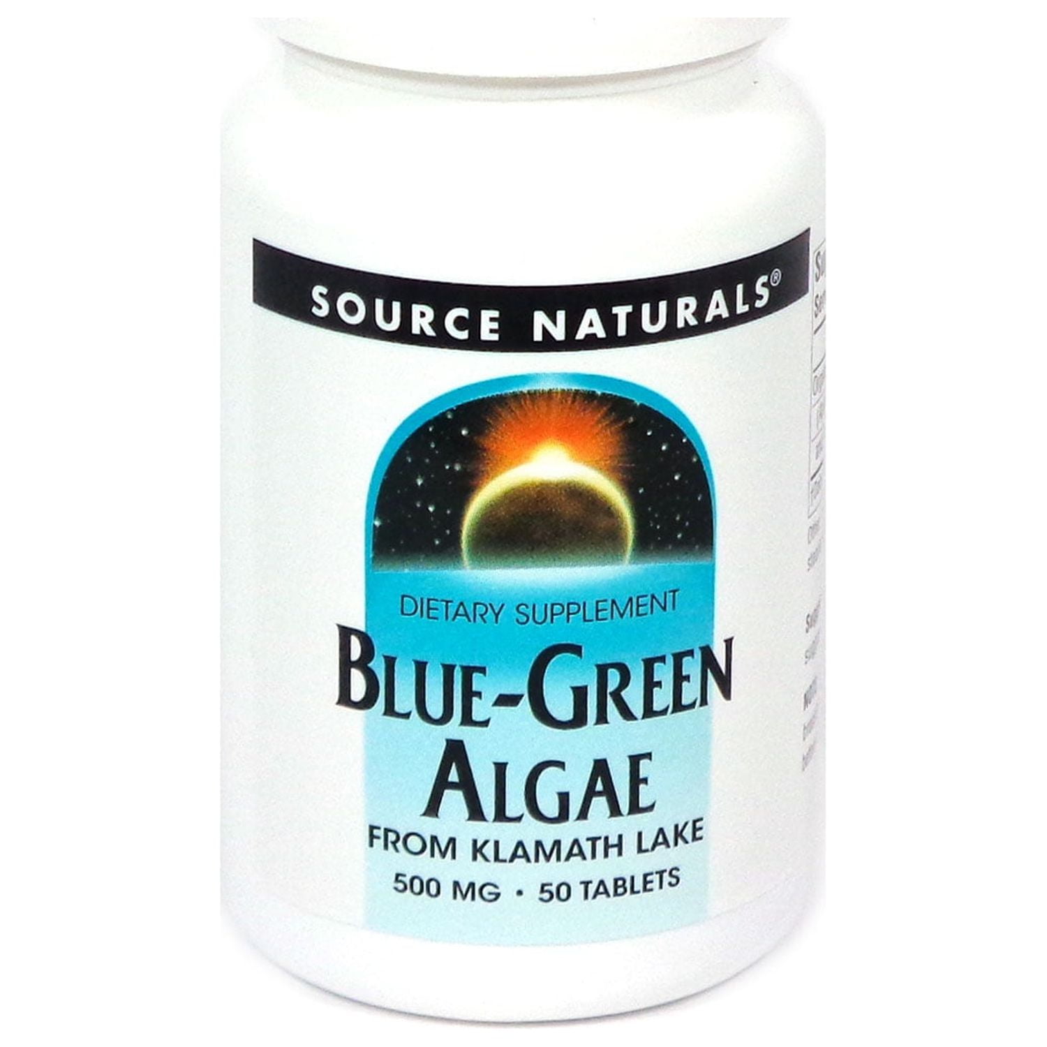 Source Naturals Blue-Green Algae Freeze Dried 500 mg - 50 Tablet ...