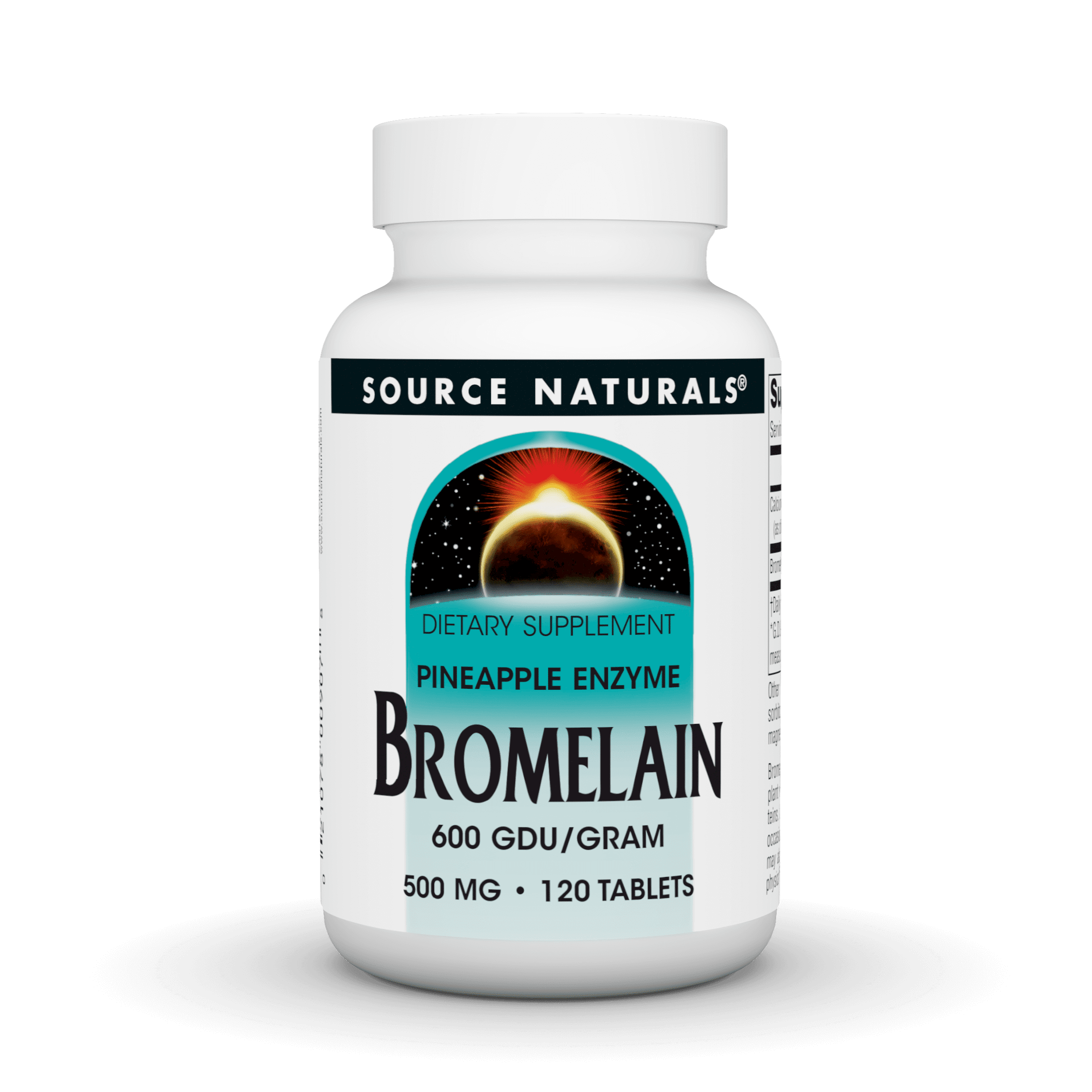 Source Naturals Bromelain Pineapple Enzyme Supplement Formula, 600 GDU ...