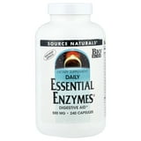 Source Naturals Daily Essential Enzymes, 500 mg, 240 Digestive Dietary ...