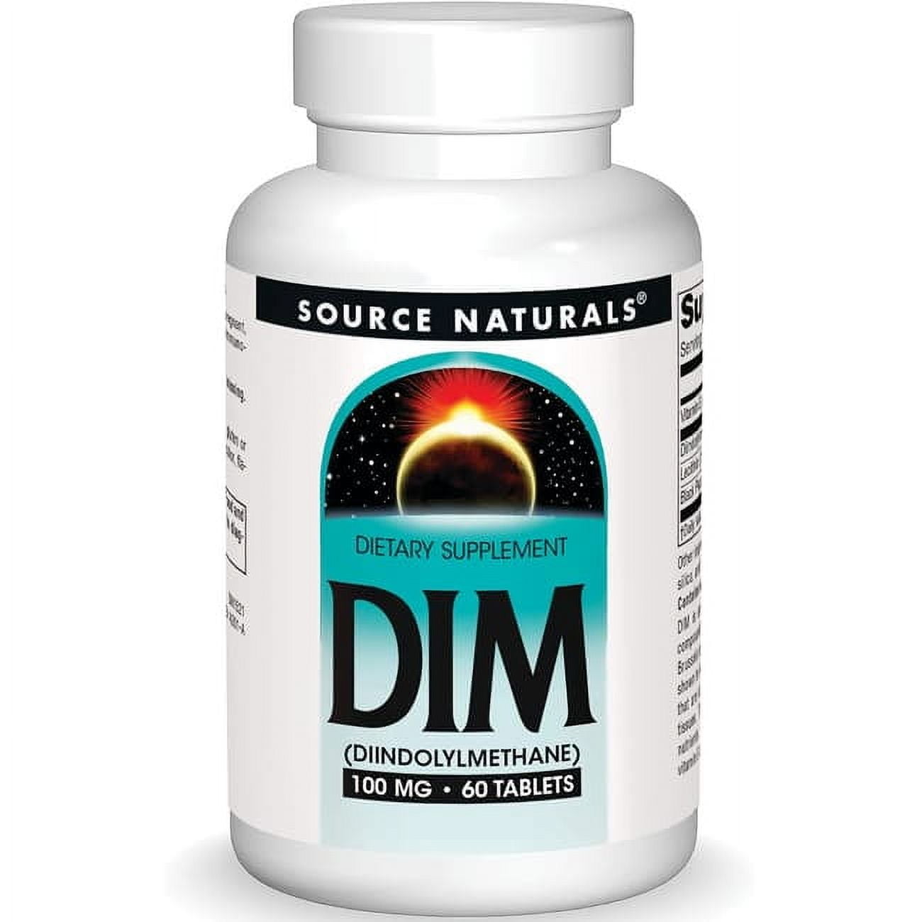 Source Naturals Dim (Diindolylmethane) 100 mg 60 Tabs - Walmart.com