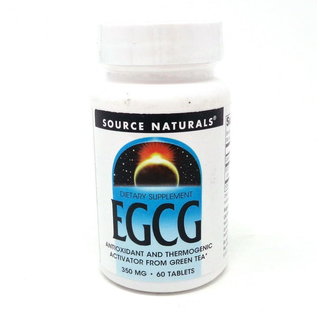 EGCG 350mg from Green Tea Extract 500mg By Source Naturals - 60 Tablet ...
