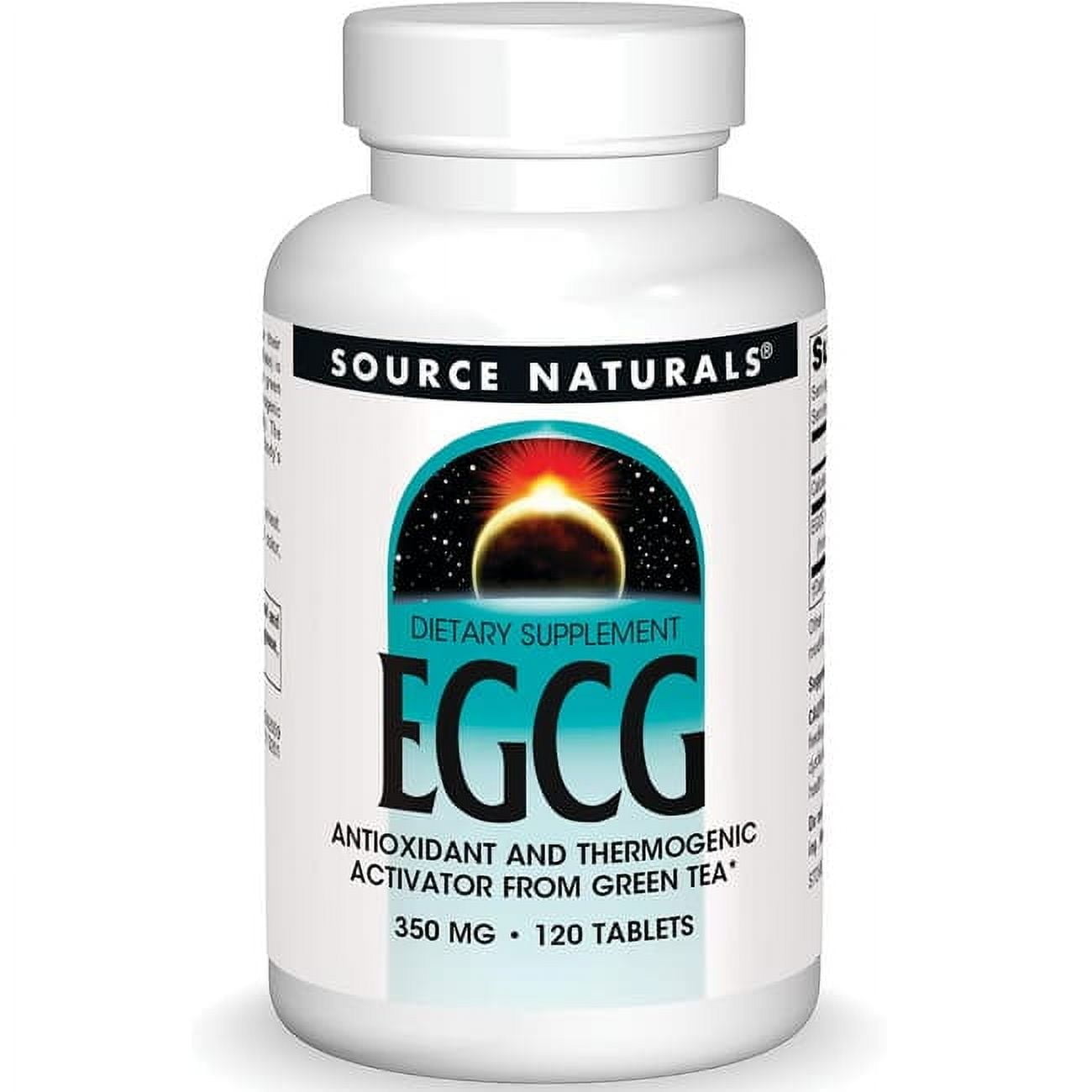 Source Naturals, Inc. EGCG 350mg 120 Tablet - Walmart.com