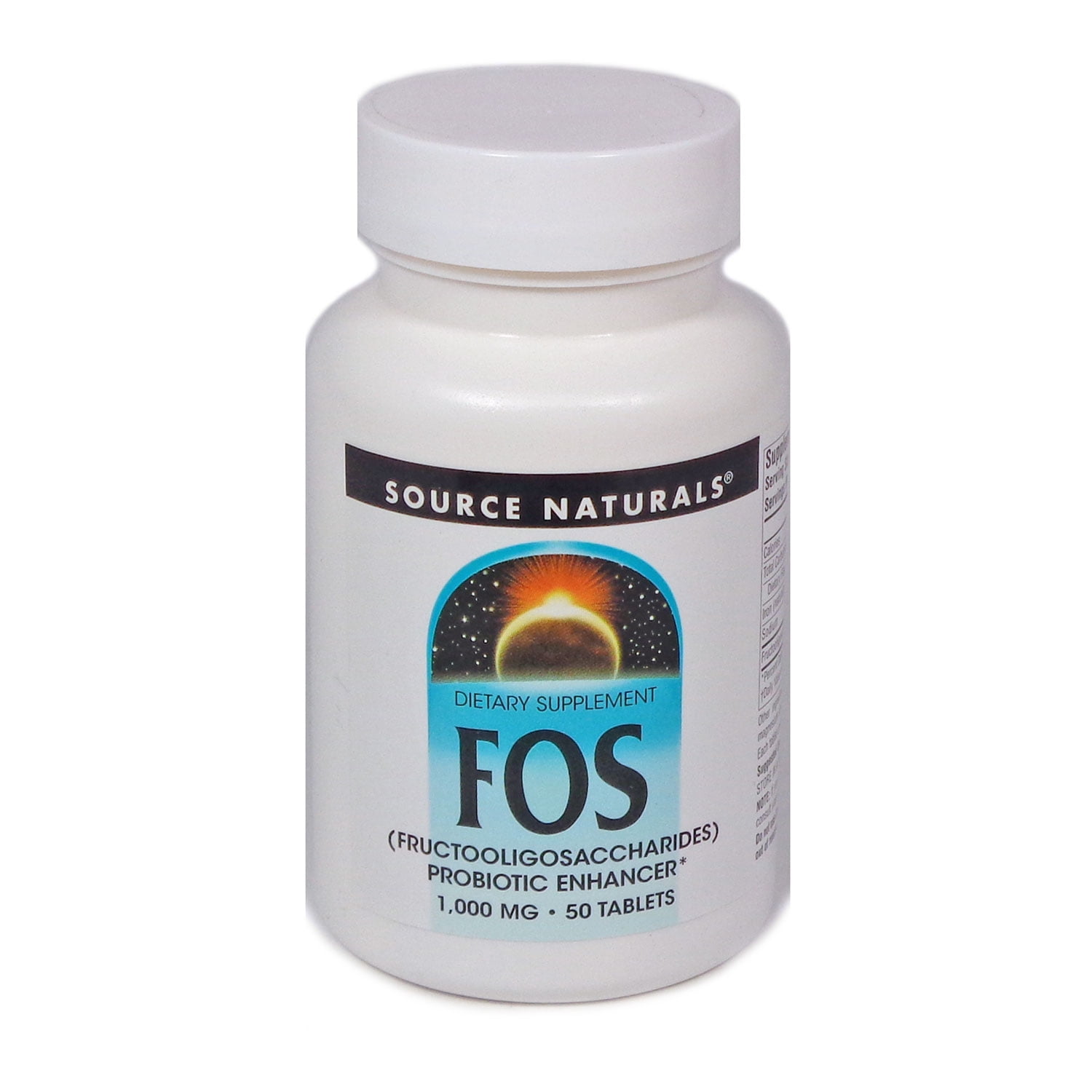 Source Naturals FOS 1000 mg - 50 Tablet - Walmart.com