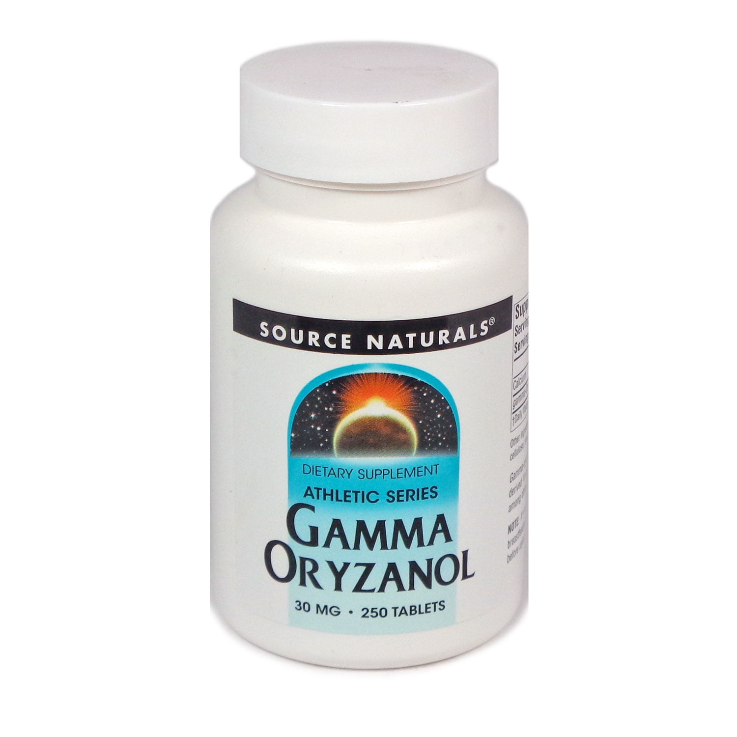 Source Naturals Gamma Oryzanol 30 mg - 250 Tablet - Walmart.com