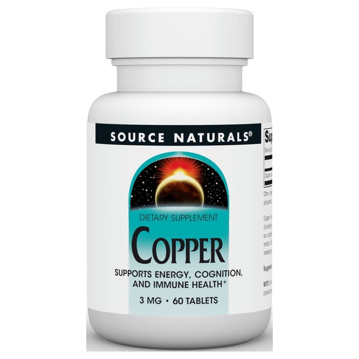 Source Naturals Copper 3mg Mineral Supplement, 60 Tablets - Walmart.com