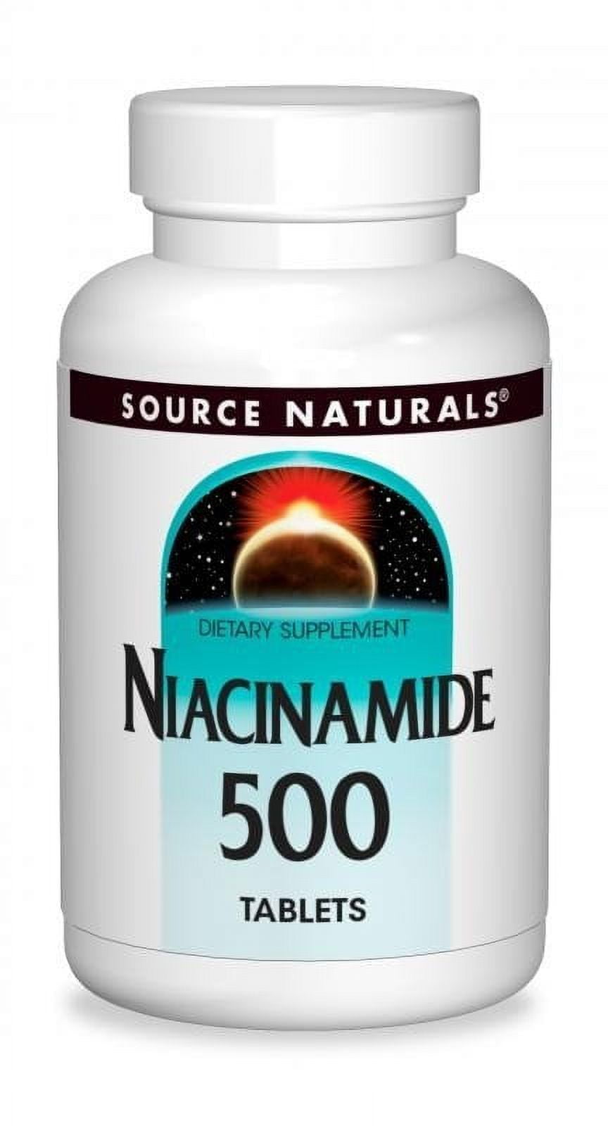 Source Naturals, Inc. Niacinamide 500 mg 60 Tablet - Walmart.com